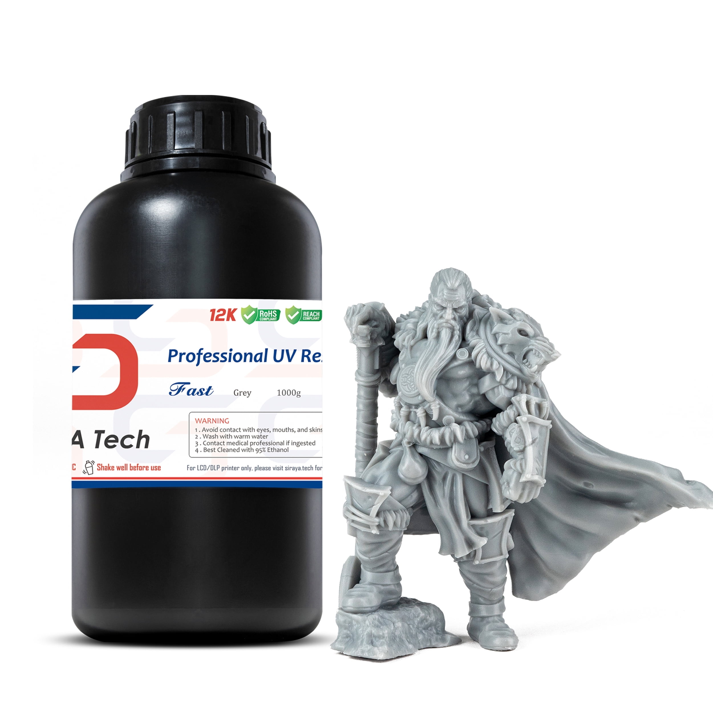 Siraya Tech Fast ABS-Like UV 3D Printer Resin, Non-Brittle, High Precision for LCD/DLP Printing ...