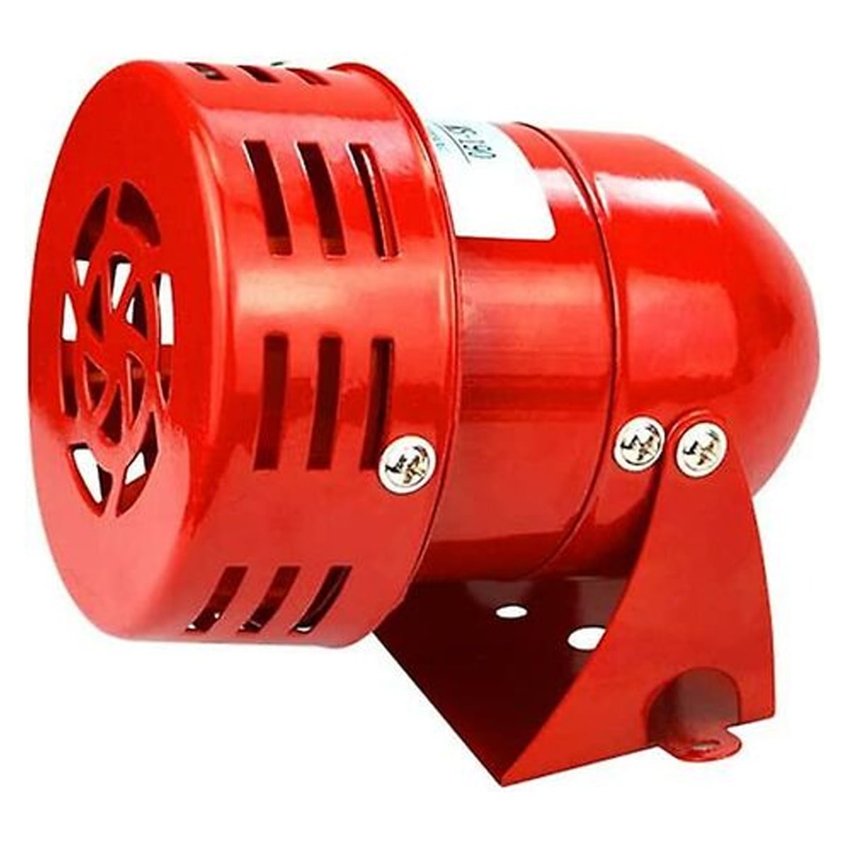 Siren Alarm 220V Powerful Outdoor Siren Alarm 120dB Red Motor Wire ...