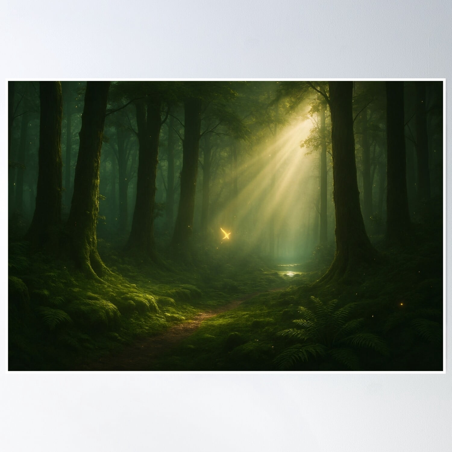 Siren Glow Poster Wall Art, Modern Wall Decor, 8x12 UNFRAMED - Walmart.com