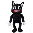 Siren Head Inspired 9" Black Cartoon Cat Plush Toy, Soft and ...