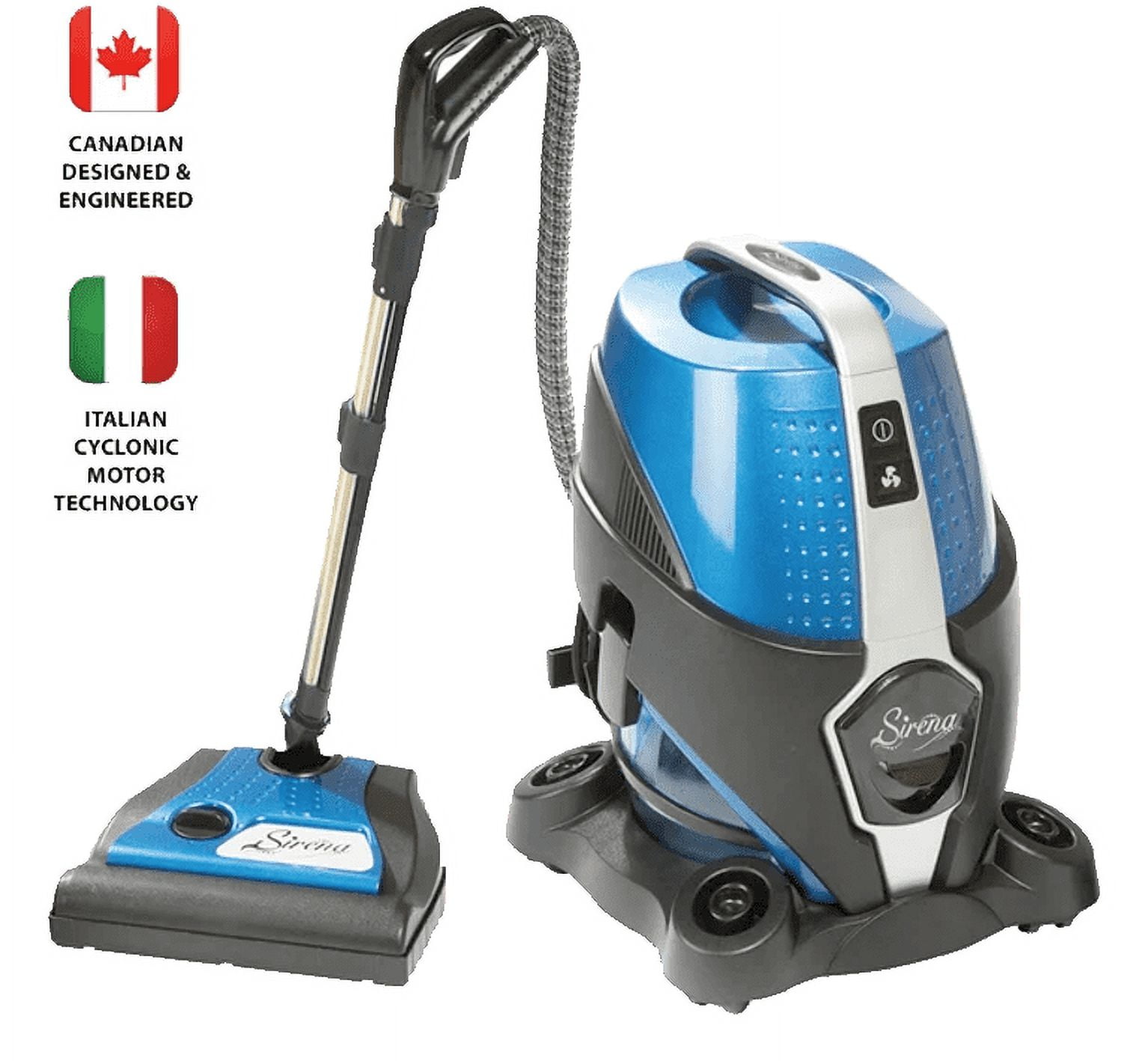 Sirena Wet/Dry Bagless Vacuum Cleaner with Water Filtration, Air ...