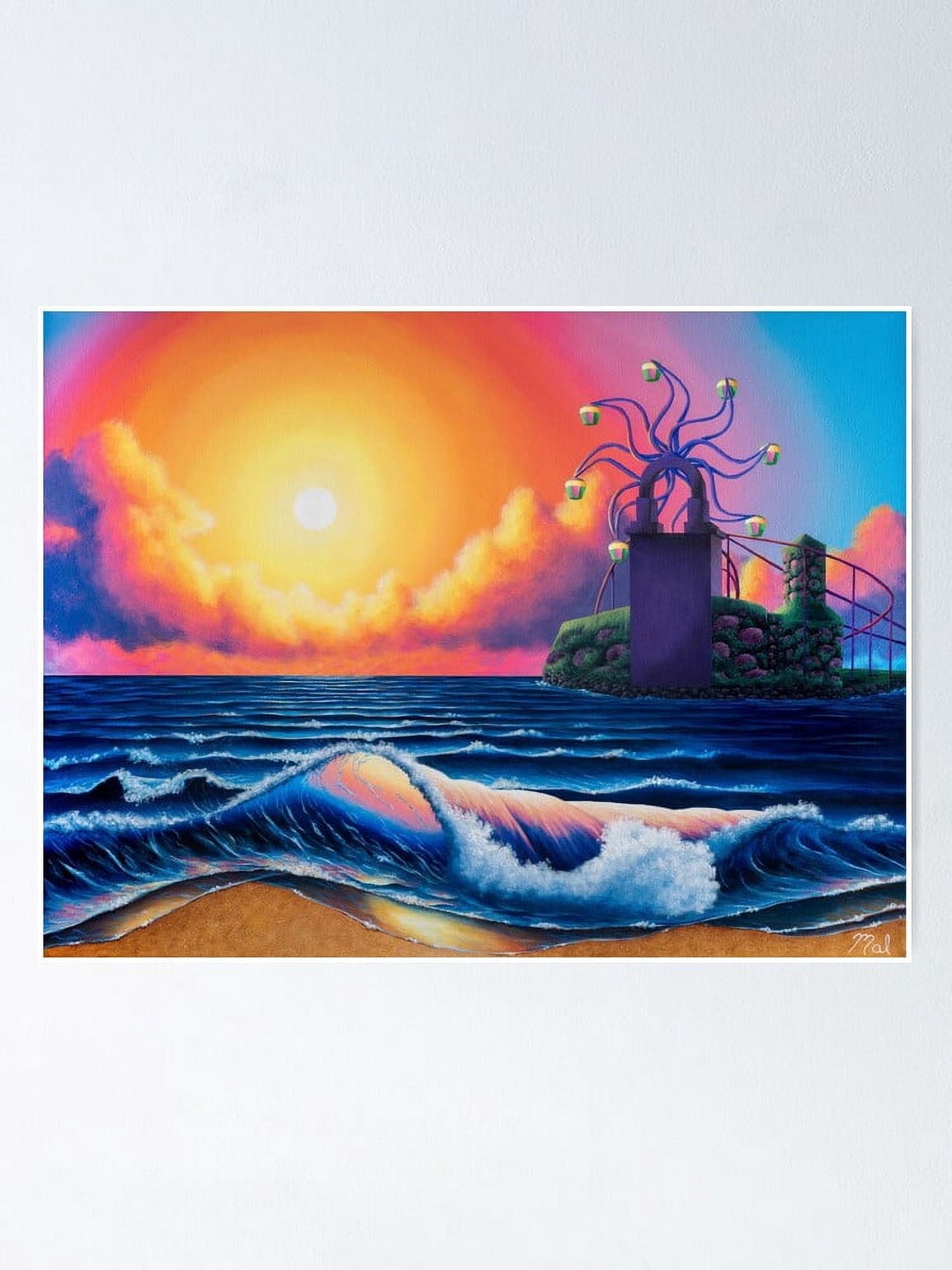 Sirena Beach Canvas Poster Decor Landscape Office Room Decor Gift ...