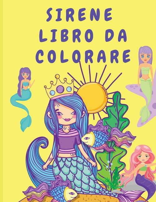Sirene libro da colorare: Libro di attività per bambini - Libro da ...