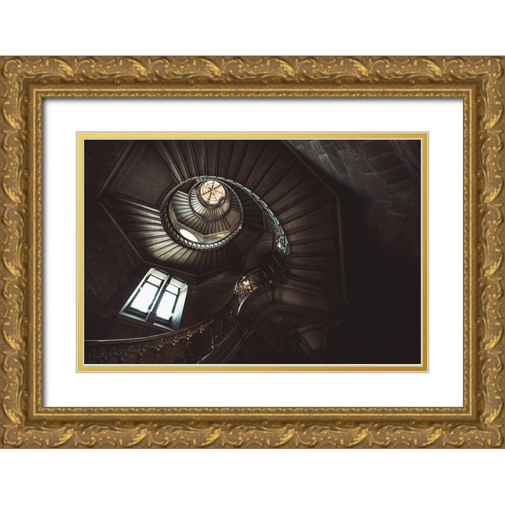 Siri, Ronan 24x17 Gold Ornate Wood Framed with Double Matting Museum ...