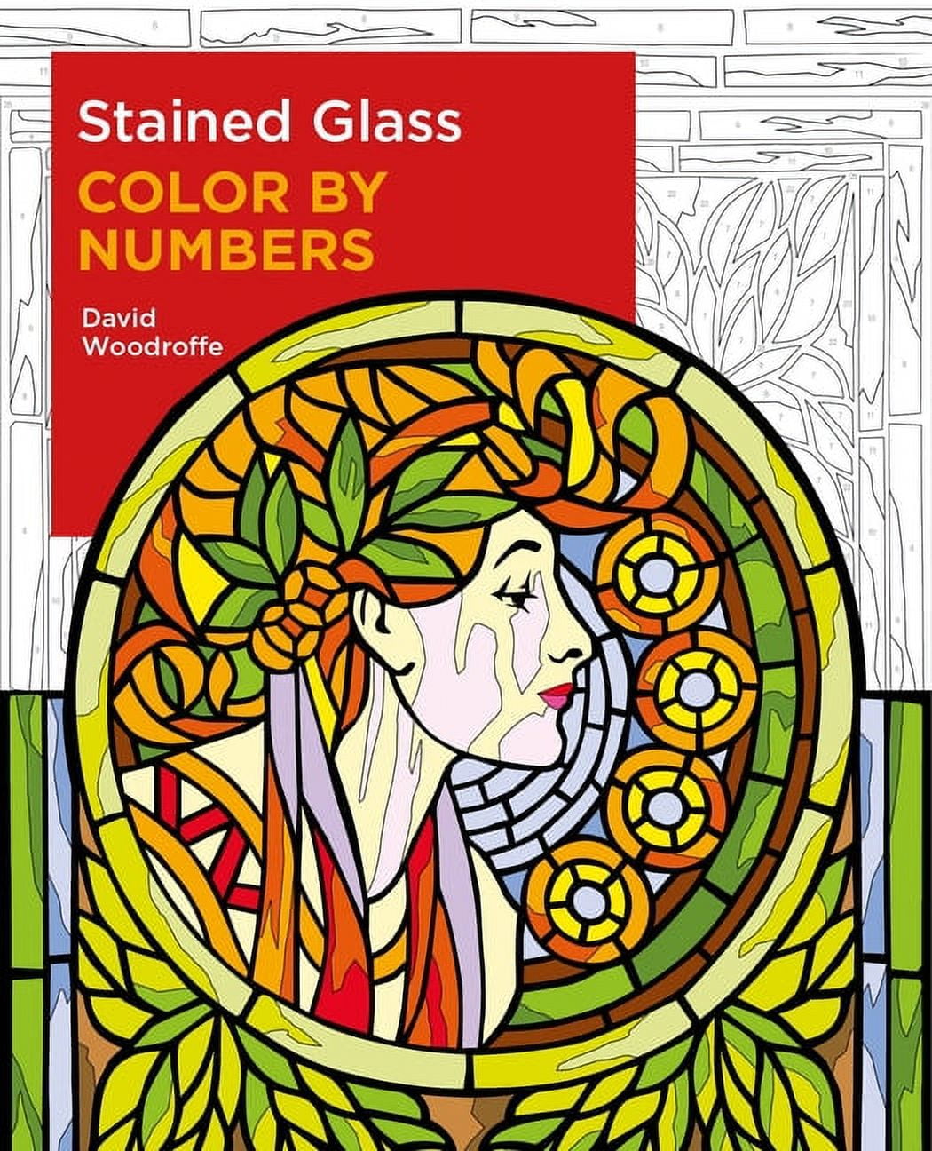 Sirius Color by Numbers Collection Stained Glass Color by Numbers, Book ...