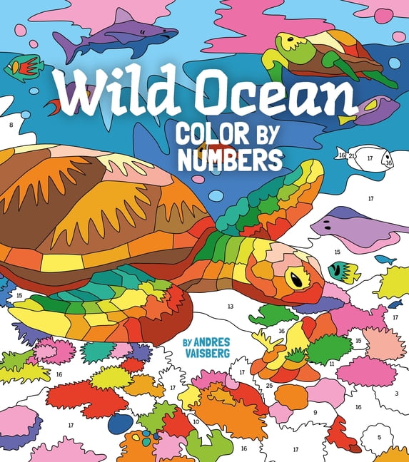 Arcturus Creative Color-By-Numbers Wild Ocean Color by Numbers ...