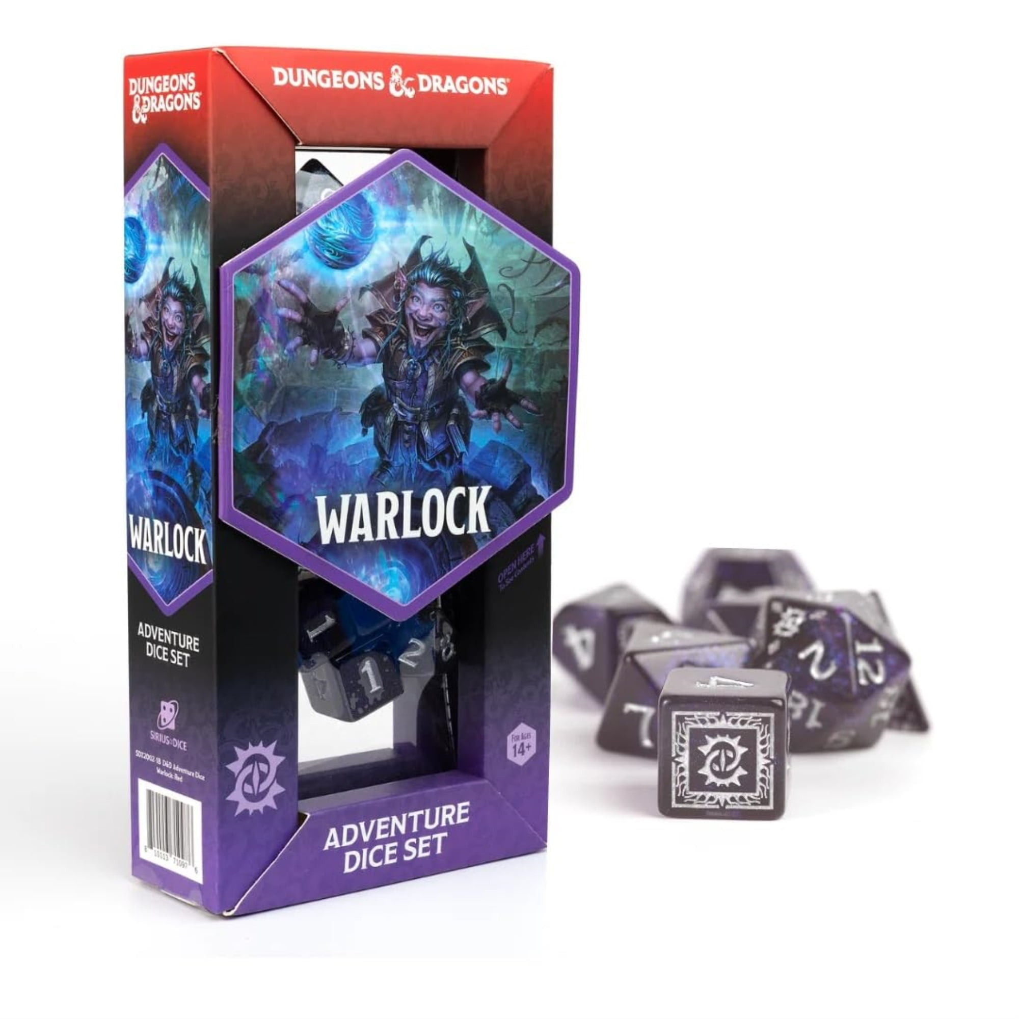 D&D Adventure Dice (Warlock Class: Red) - Walmart.com