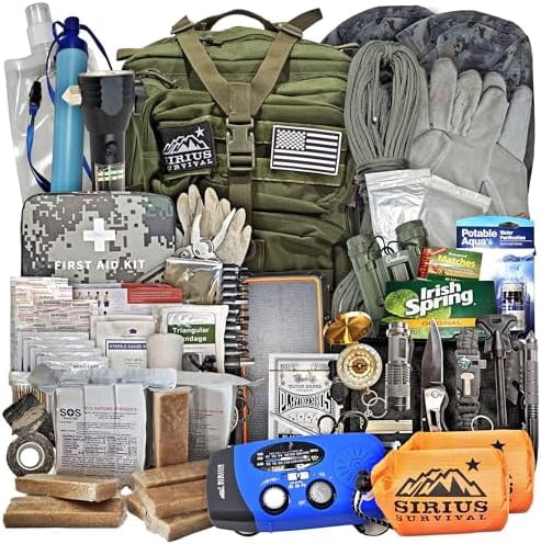 Sirius: Pre-Packed Bug Out Bag - 72 Hour Kit for 2 People - Bugout ...