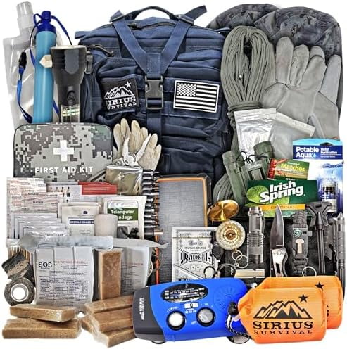 Sirius: Pre-Packed Bug Out Bag - 72 Hour Kit for 2 People - Bugout Backpack Survival Kit ...