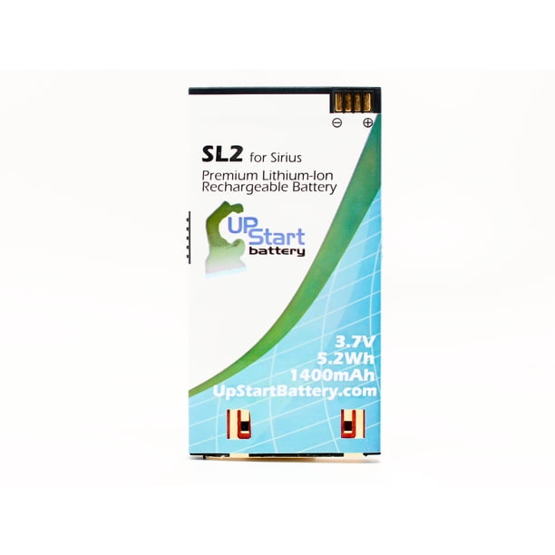 Sirius SL2 Battery - Replacement for Sirius Stiletto 2 Satellite Radio ...