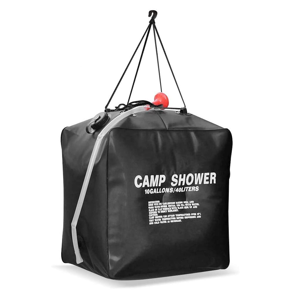 Sirius Survival Portable Outdoor Shower - Solar Heated 10 Gallon Water ...