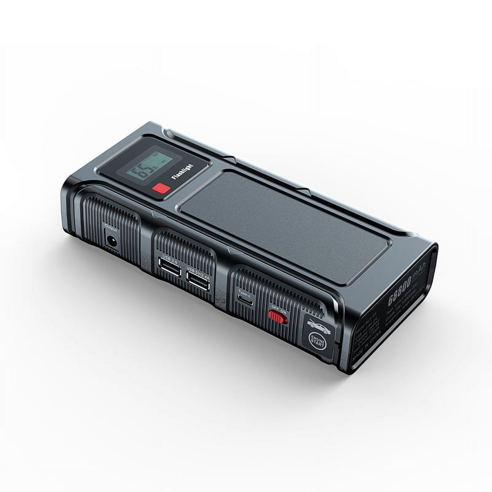 Sirius Survival 18000mAh Portable Car Jump Starter - 2000 Peak Amp Jump ...