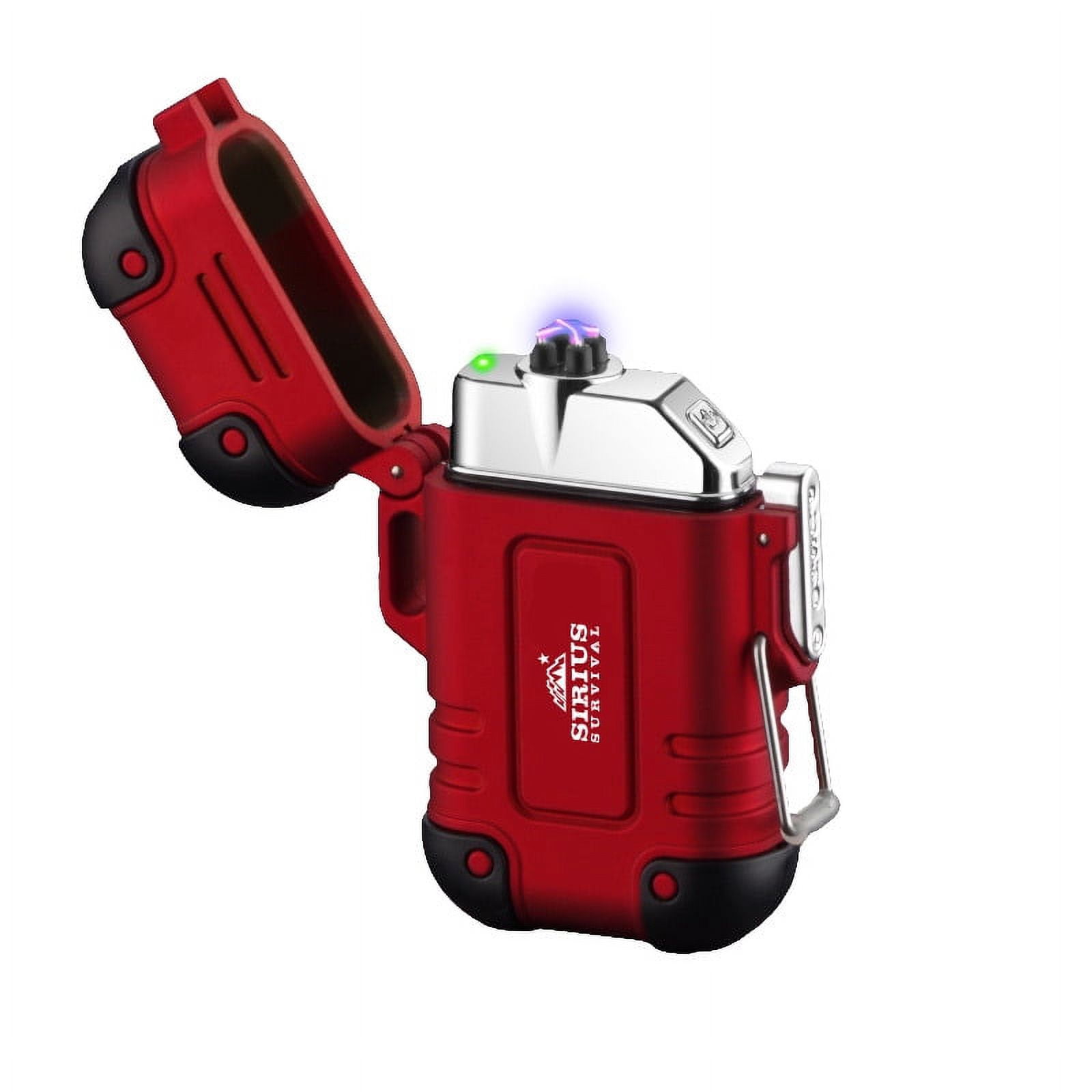 Sirius Survival Arc4 Waterproof/Windproof Plasma Lighter - Top-Facing ...