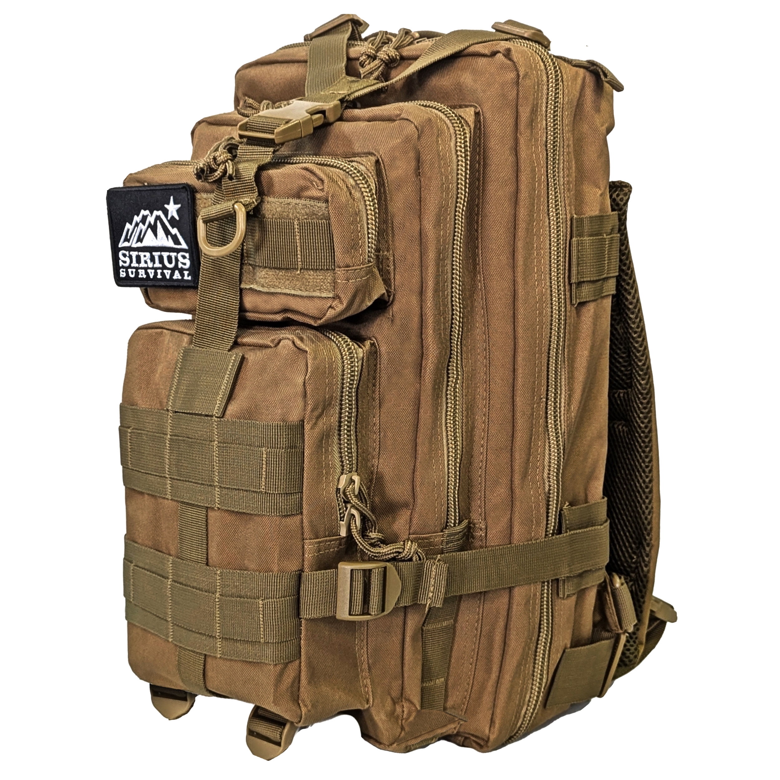 Sirius Survival Camping Backpack - 30L Capacity Heavy Duty 900D ...