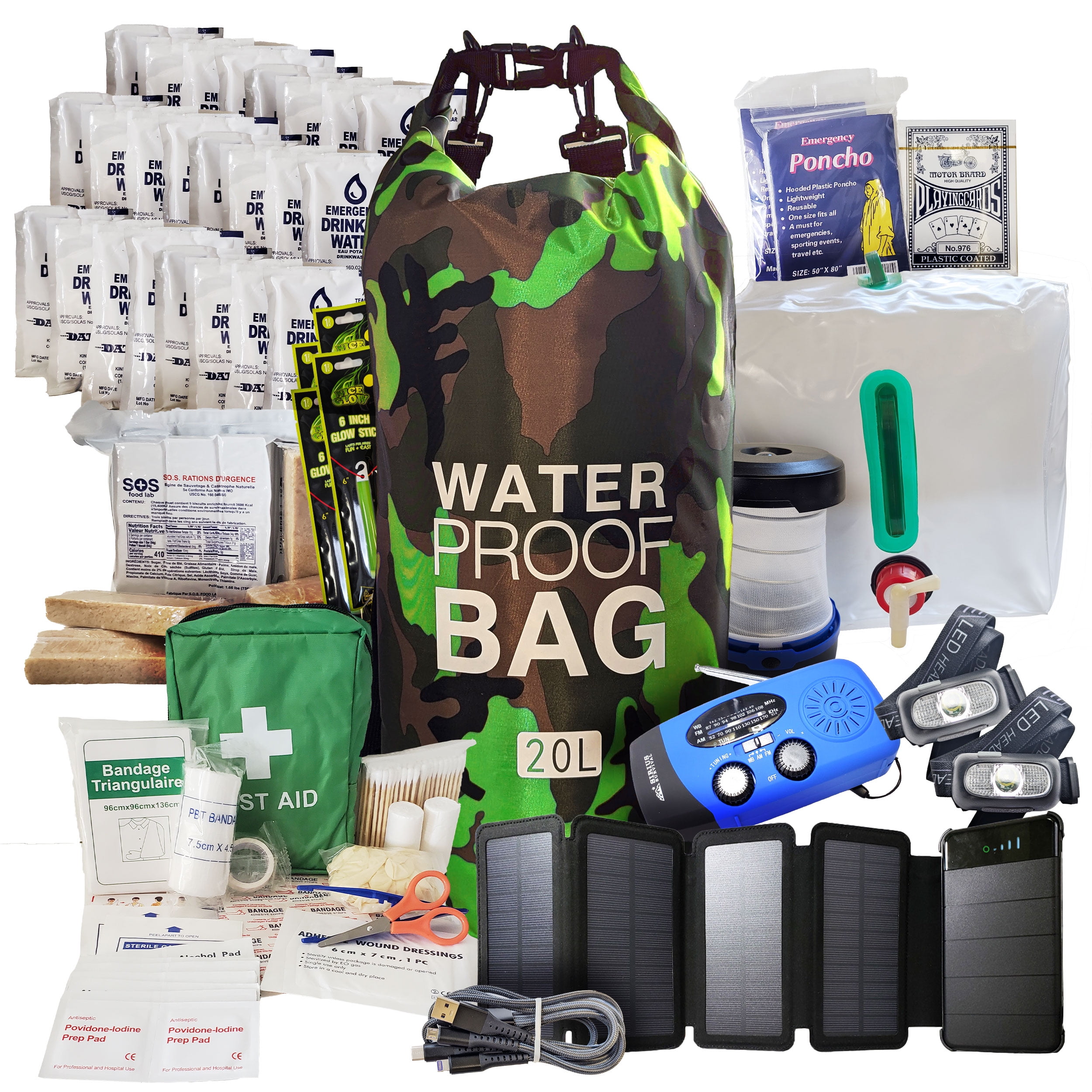 Sirius Survival Pre-Packed Hurricane Kit - Comprehensive Hurricane ...
