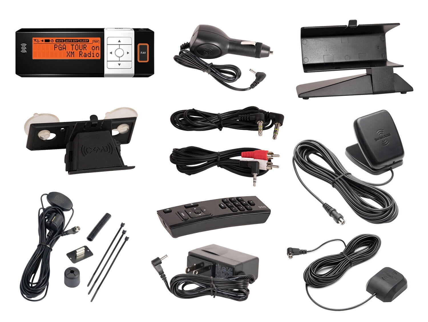 SiriusXM Radio AGT Receiver, Vehicle Kit, Home Installation Kits, 30 ...
