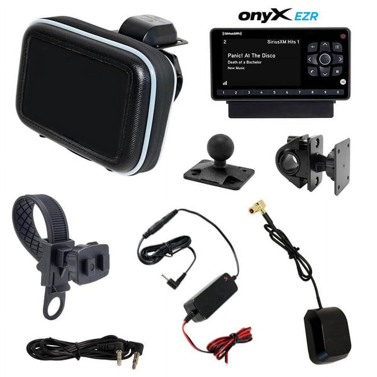 SiriusXM Radio Compact Motorcycle Kit with onyX EZR Receiver - Walmart.com