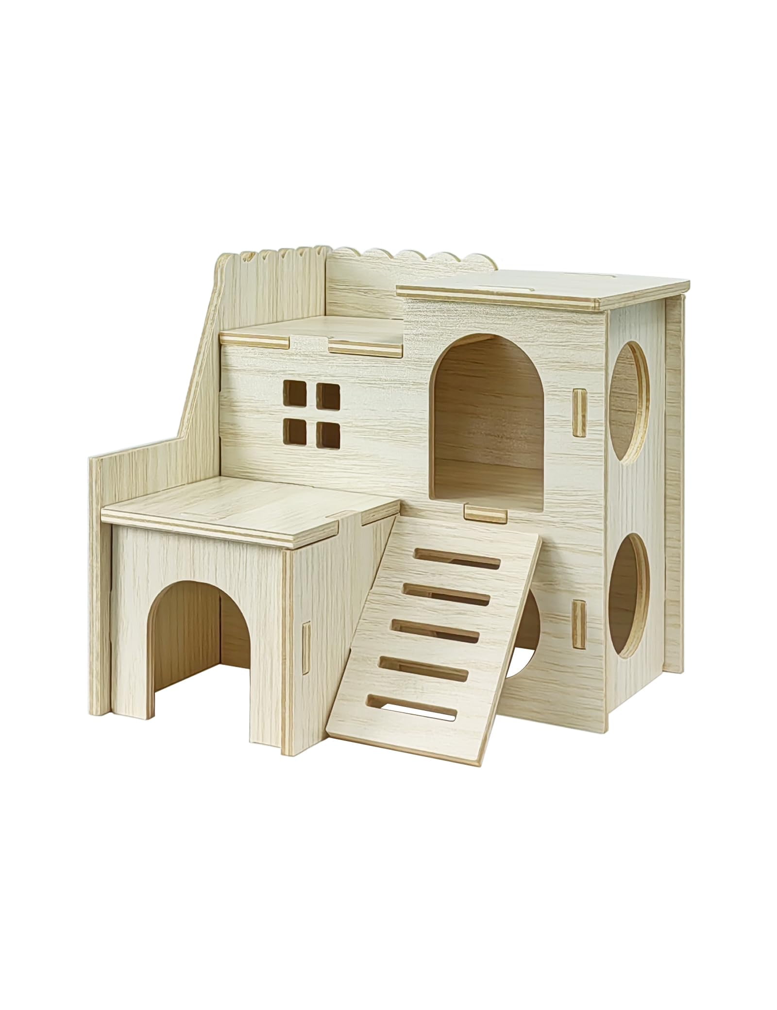 Sirvarni Hamster Hideout Cage Accessories - Hamster House and Habitat ...