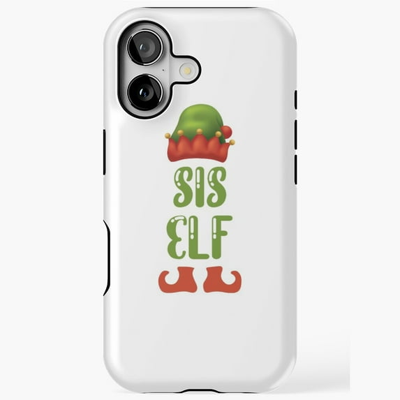 Sis Elf Family Holiday Celebration Gift iPhone 17 to 11 Pro Max Case ...
