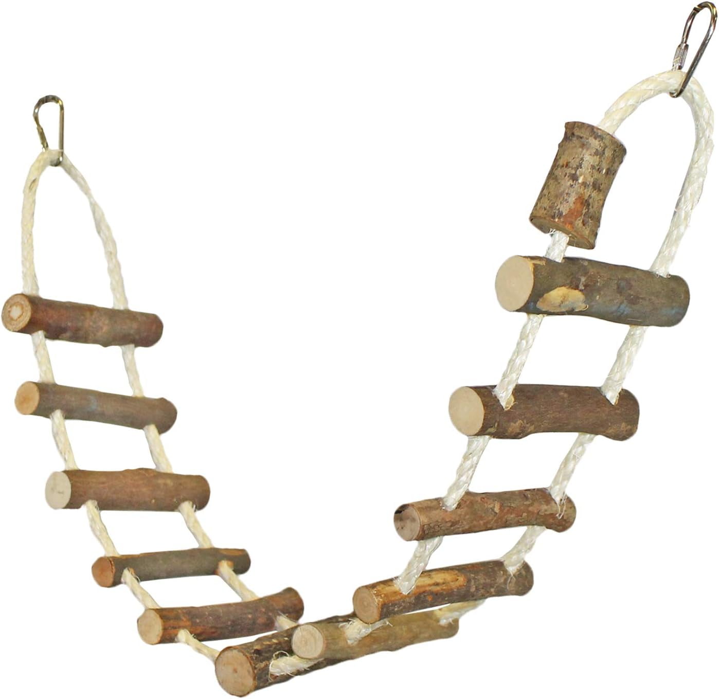 Sisal Rope Ladder - Natural Interactive Climbing Cage Accessory - for ...