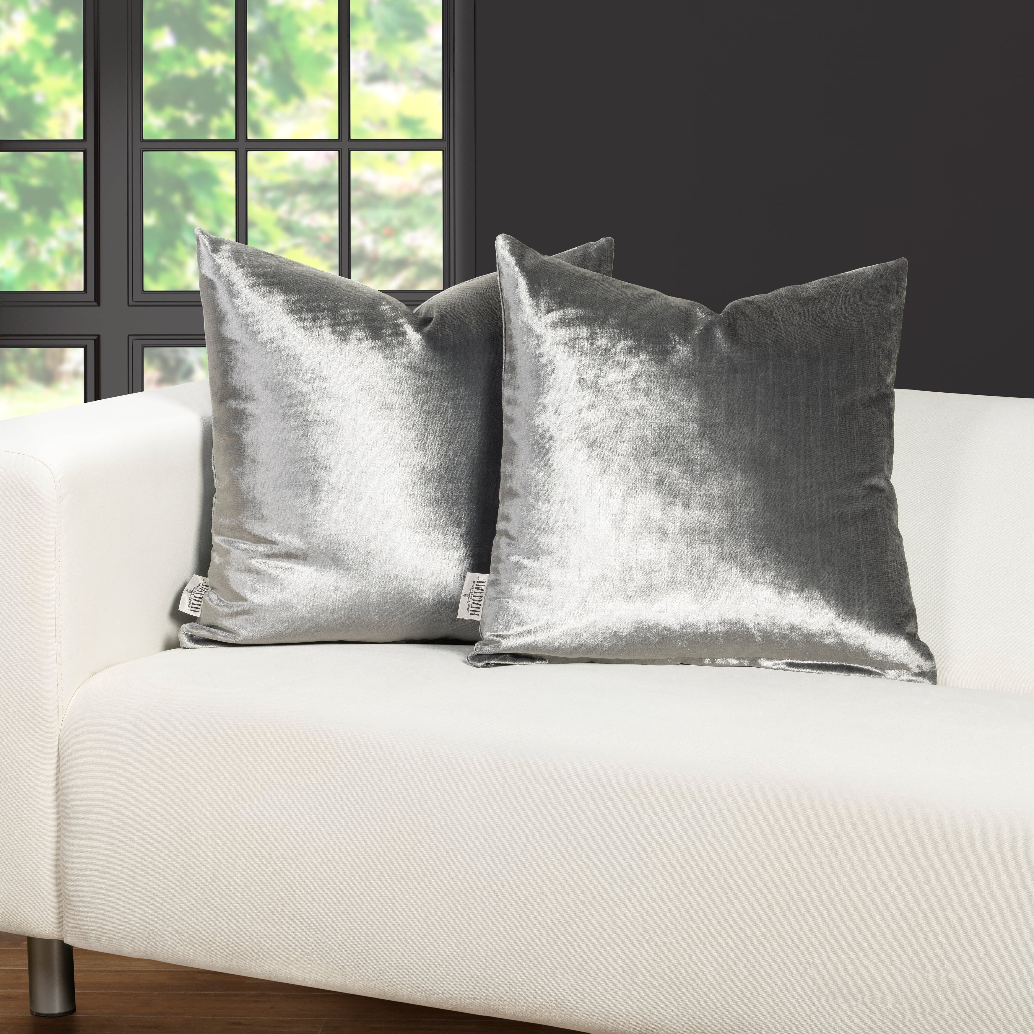 Siscovers F. Scott Fitzgerald Sterling Silver Throw Pillow 16" x 16 ...