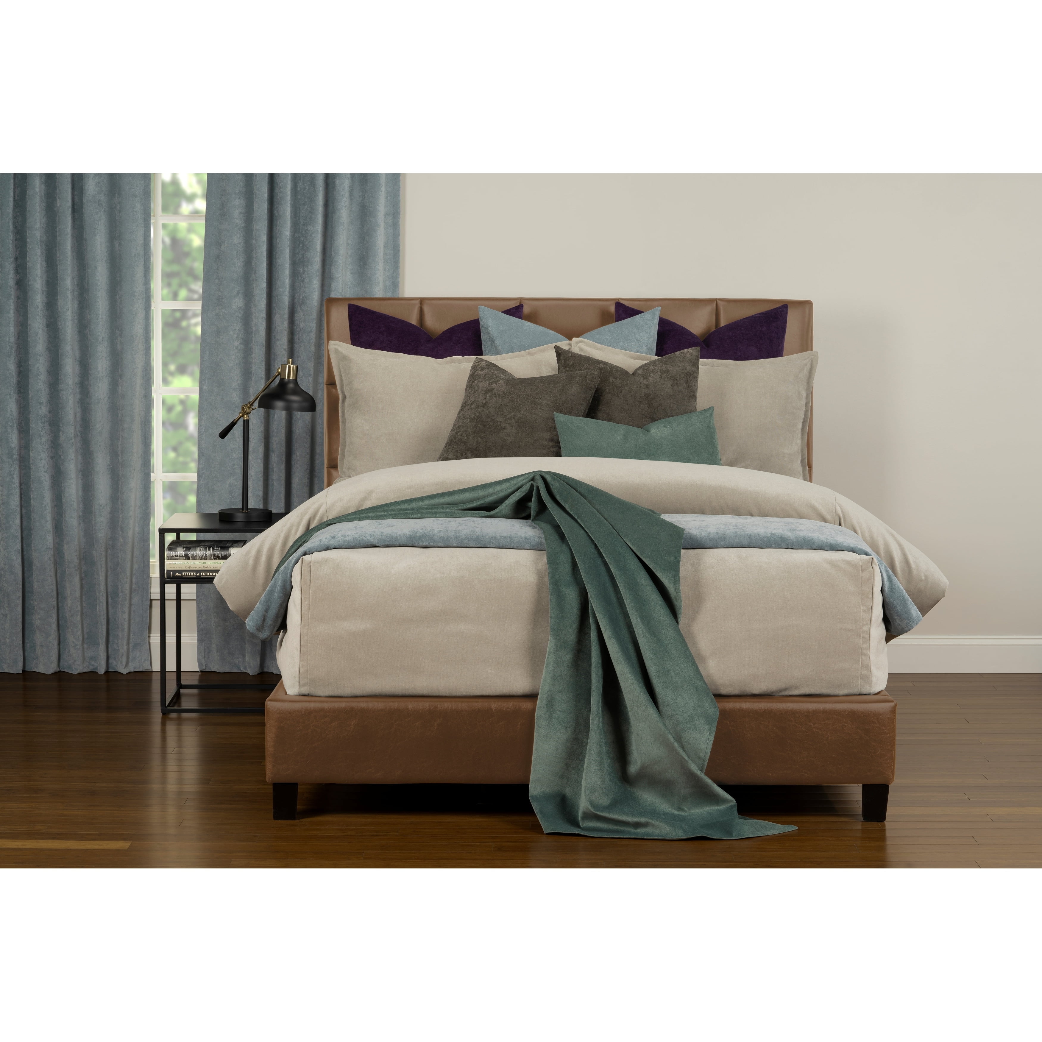 Siscovers Mixology Padma 9 Piece Bed Cap Comforter Set with Sewn ...