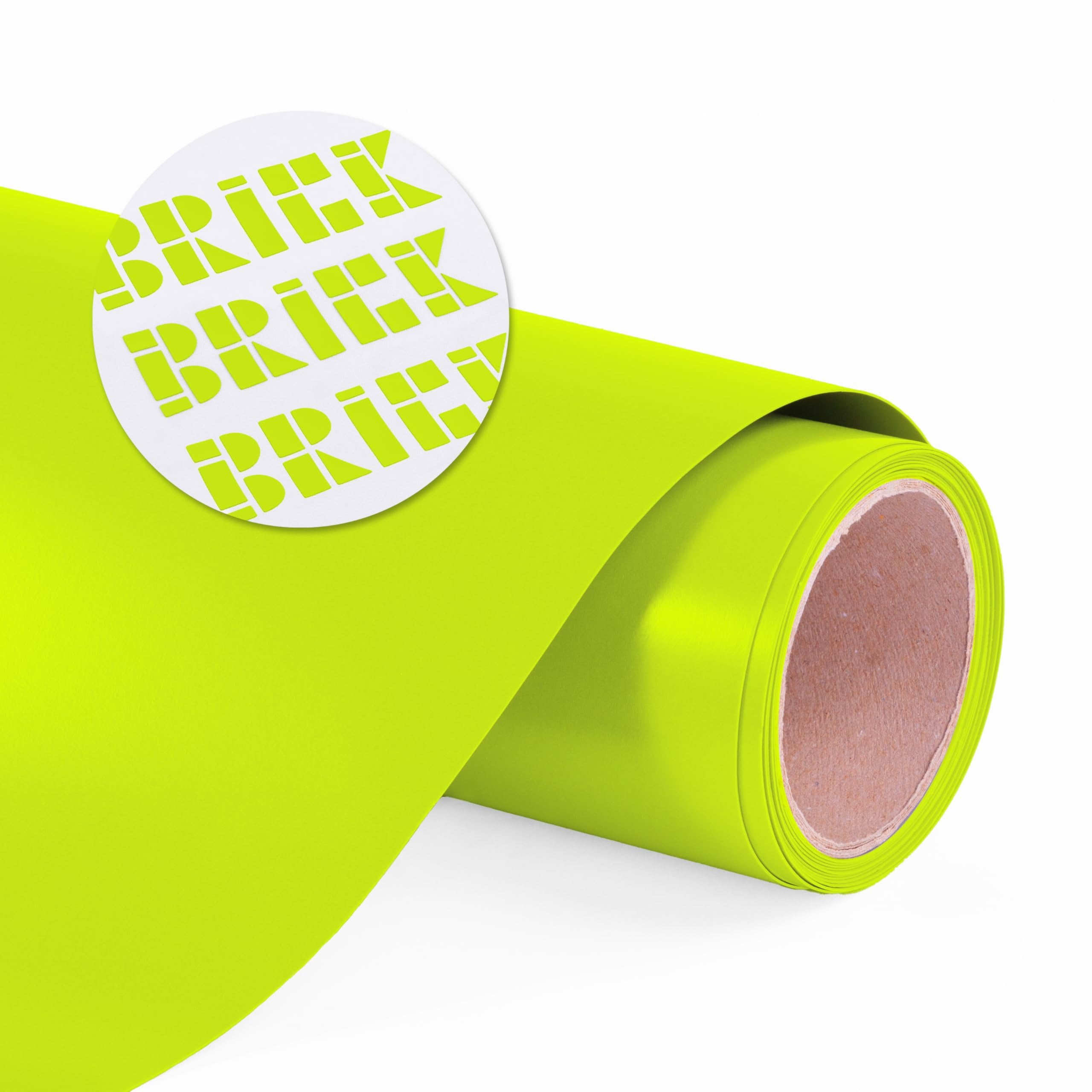 Siser Brick 600 Heat Transfer Vinyl, 19.6" x 15FT Roll Fluorescent ...