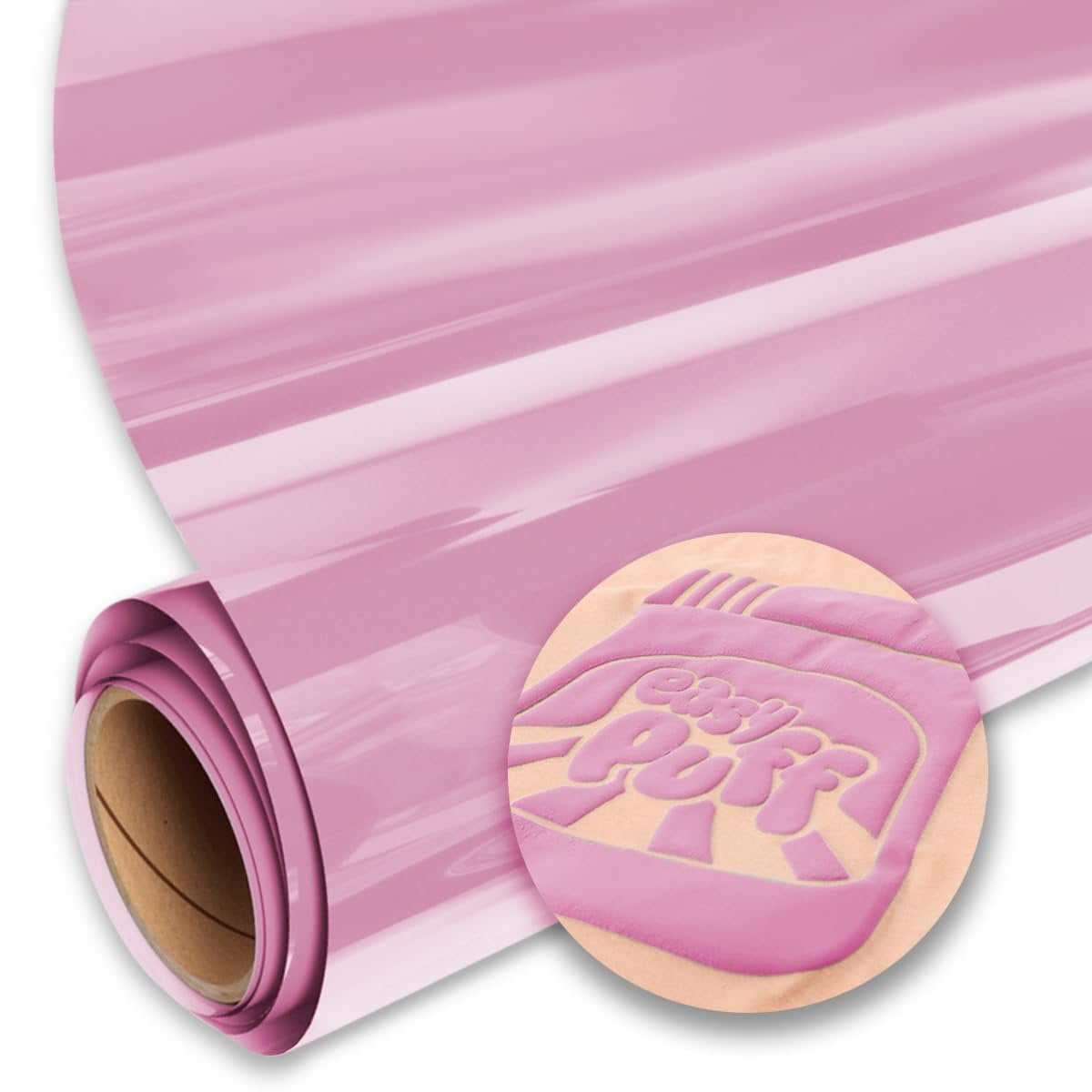 Siser Easy Puff HTV 11.8"x50yd - Puffy Heat Transfer Vinyl Pink ...