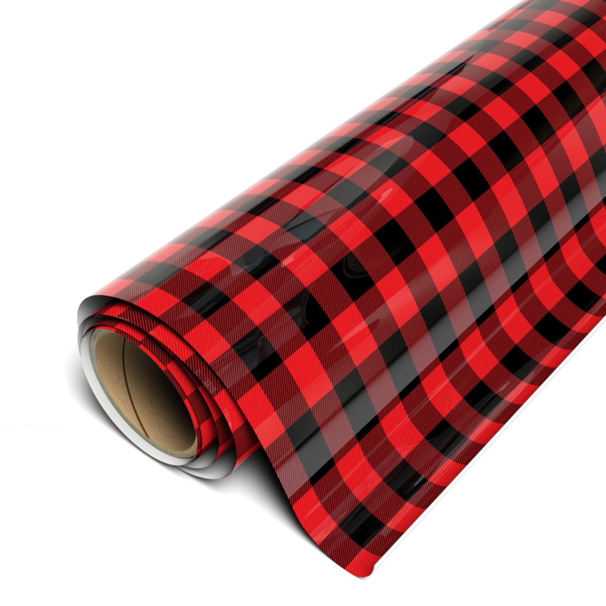 Siser® EasyPatterns® Plus Heat Transfer Vinyl Buffalo Plaid Red, 11.8" x 36" Roll - Walmart.com