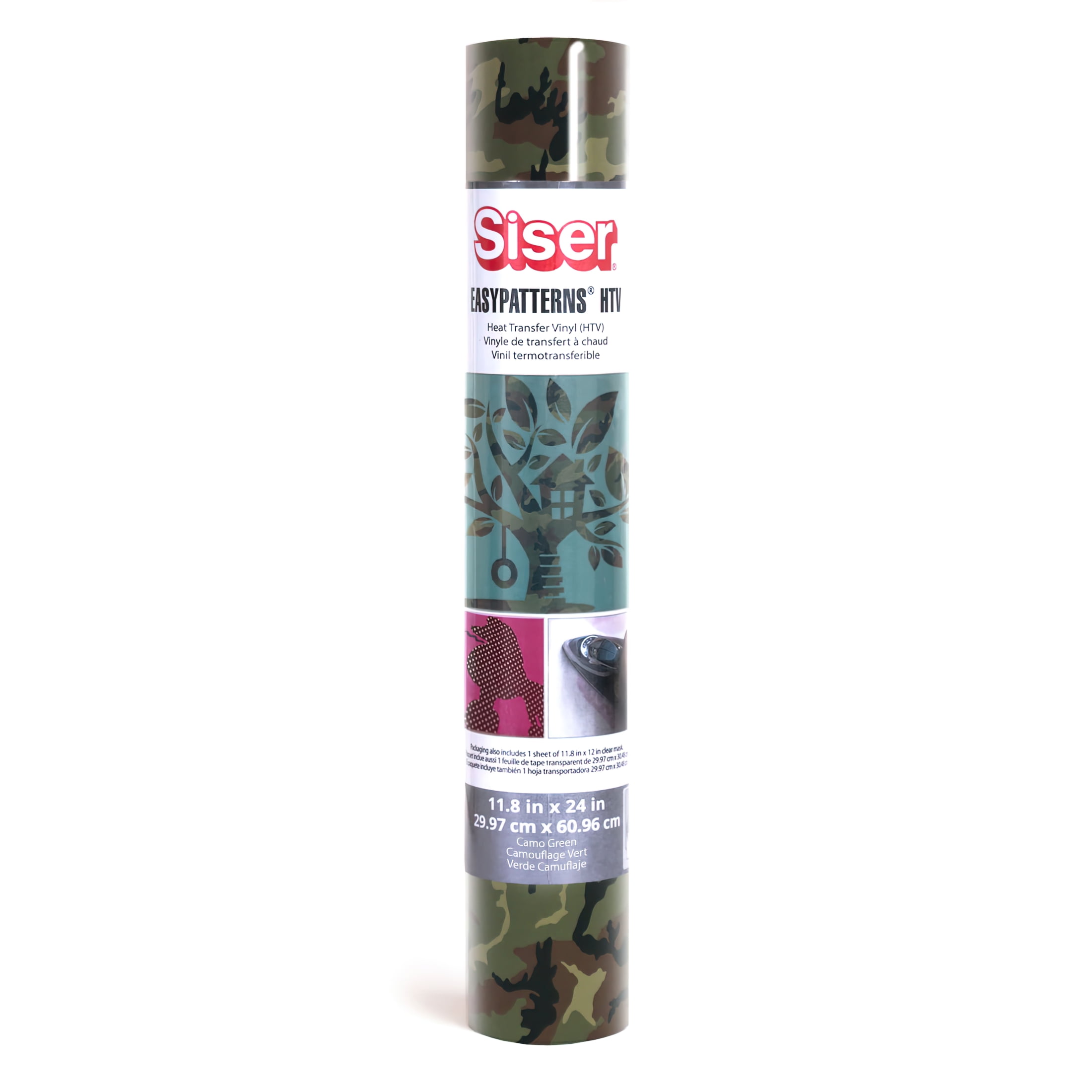 Siser EasyPatterns® Heat Transfer Vinyl: Camo Green, 11.8 x 24 inches ...