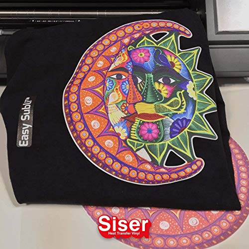 Siser EasySubli Sublimation Heat Transfer Vinyl 11" x 16.5" - 5 Sheet Pack - Walmart.com