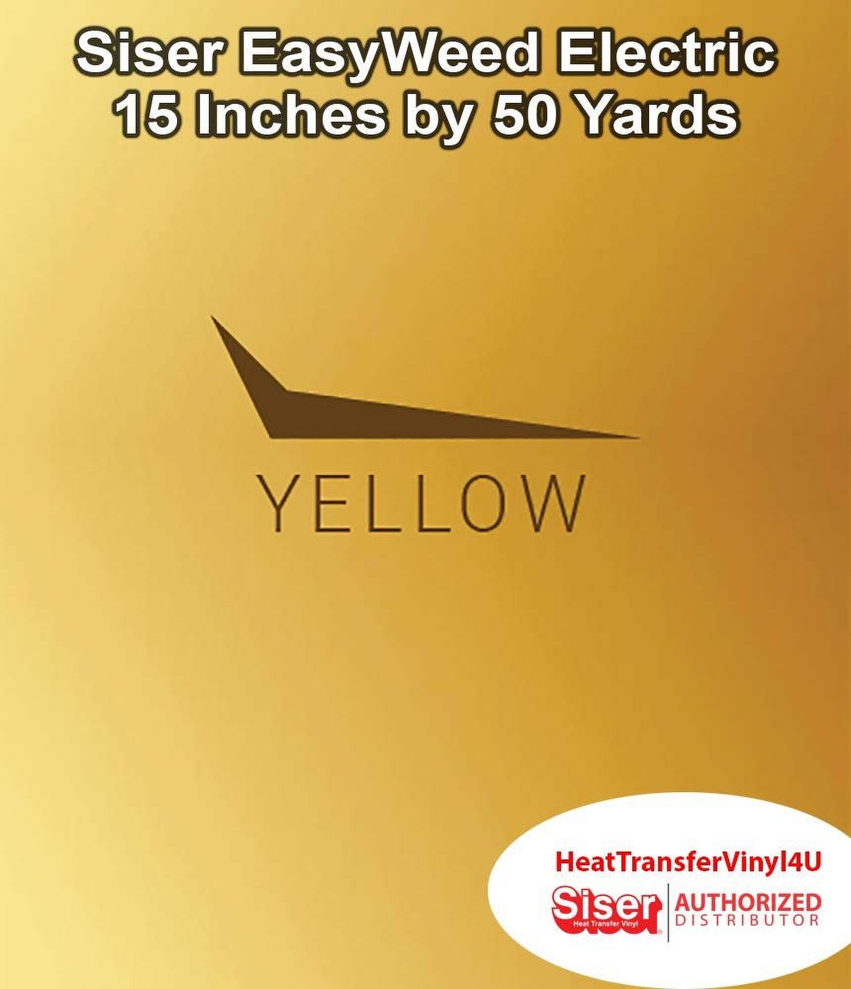 Siser EasyWeed Electric Iron on Heat Transfer Vinyl - 15 Inches by 50 ...
