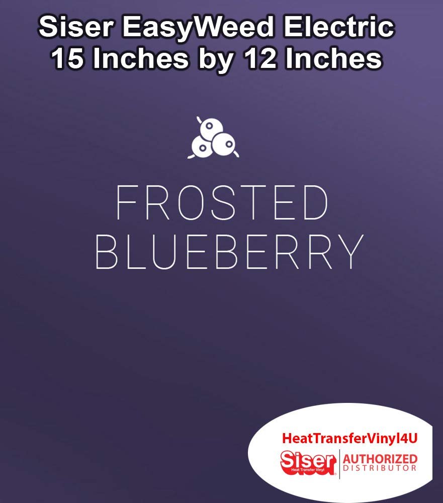 Siser EasyWeed Electric Iron on Heat Transfer Vinyl - 15 Inches Frosted ...