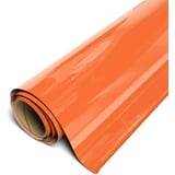 Siser EasyWeed Heat Transfer Vinyl 15" Roll Orange, 1 Yard Compatible ...