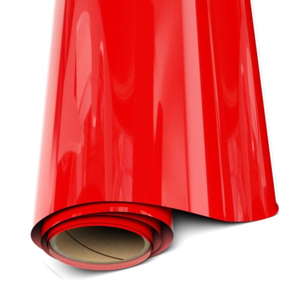 Siser EasyWeed Stretch Heat Transfer Vinyl -Bright Red 12x15" Sheet ...