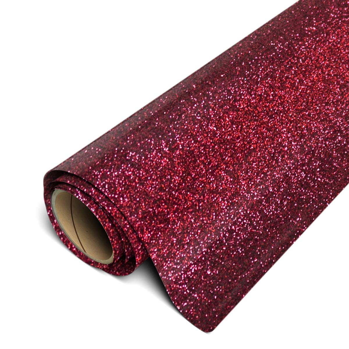 Siser Glitter HTV 12"x3ft Roll Burgundy Iron on Heat Transfer Vinyl ...