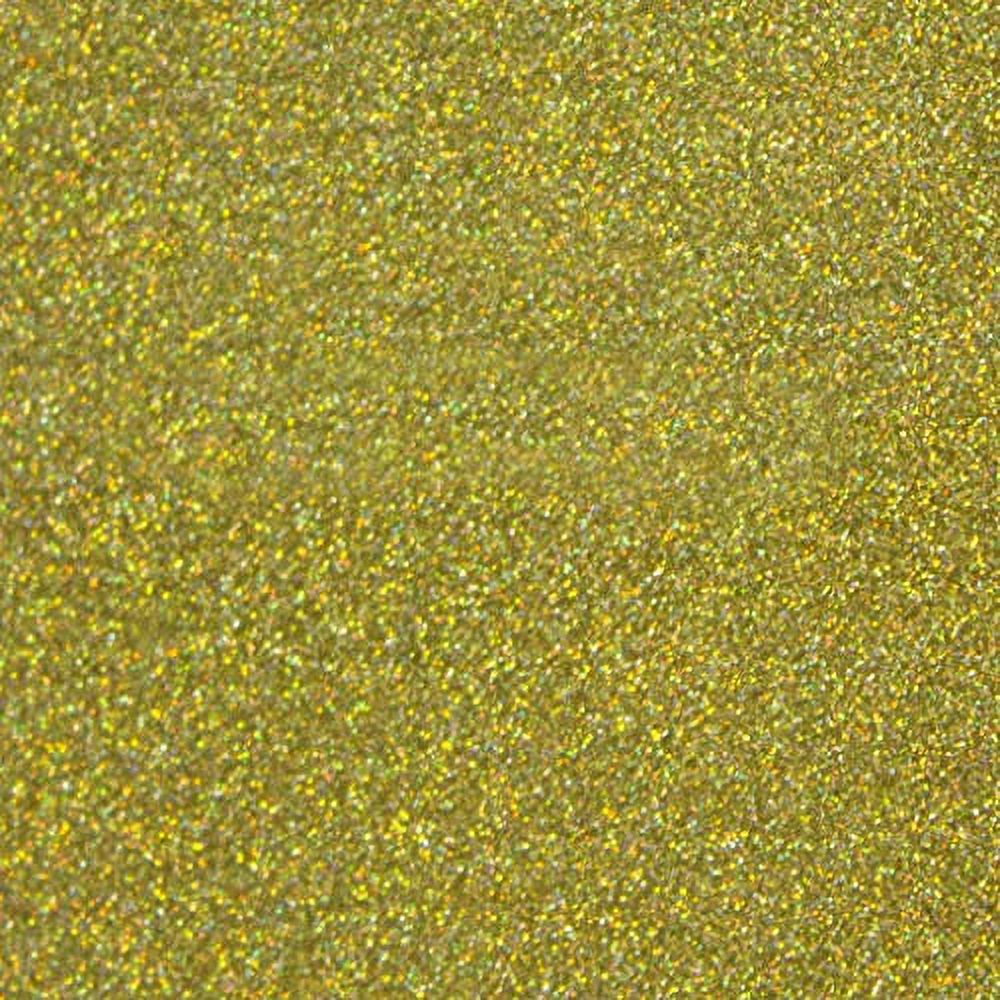 Siser Glitter HTV 20" x 12" Sheet - Iron on Heat Transfer Vinyl (Gold ...