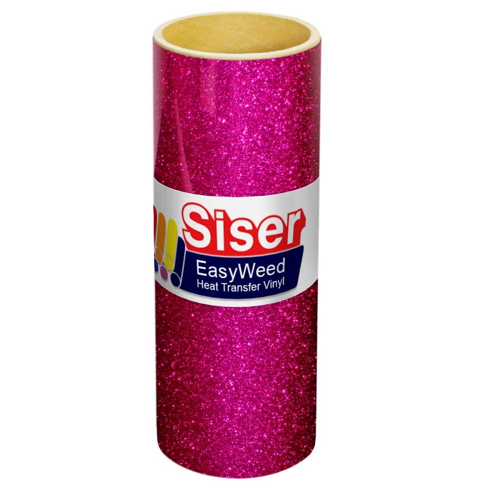 Siser Glitter HTV 20" x 12" Sheet - Iron on Heat Transfer Vinyl (Hot ...