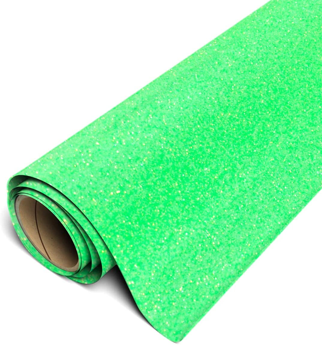 Siser Glitter HTV Iron On Heat Transfer Vinyl 12" x 5ft Roll - Neon ...