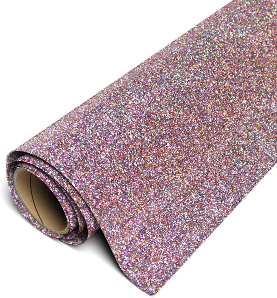 Siser Glitter HTV Iron On Heat Transfer Vinyl 20" x 10ft Roll ...
