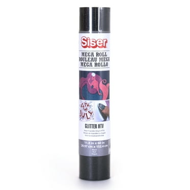 Siser Glitter HTV Iron On Heat Transfer Vinyl 10" x 12" 10 Precut ...