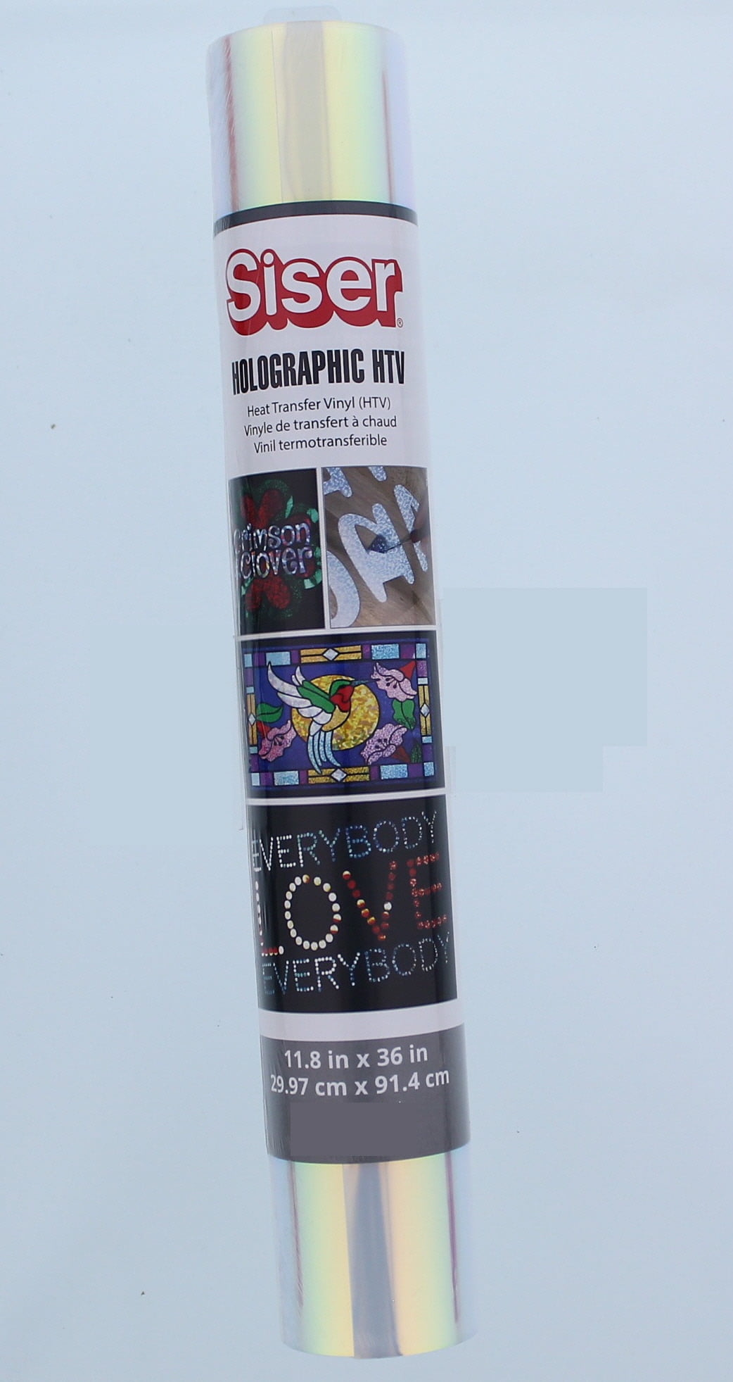Siser Holograpgic HTV Heat Transfer Vinyl Roll (Rainbow Pearl ...