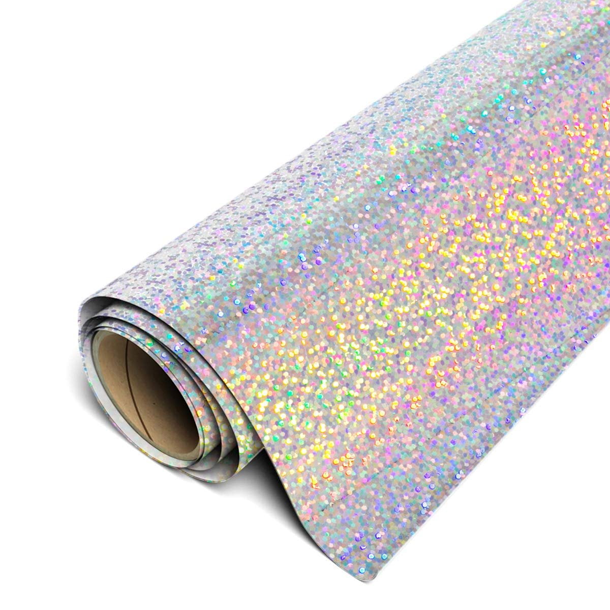 Siser Holographic HTV 20"x10ft - Iron on Heat Transfer Vinyl Silver - Walmart.com