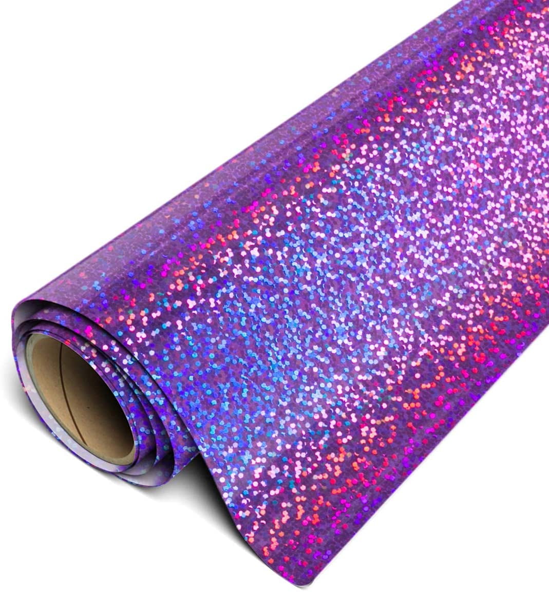 Siser Holographic HTV Iron On Heat Transfer Vinyl 20" x 5ft Roll ...