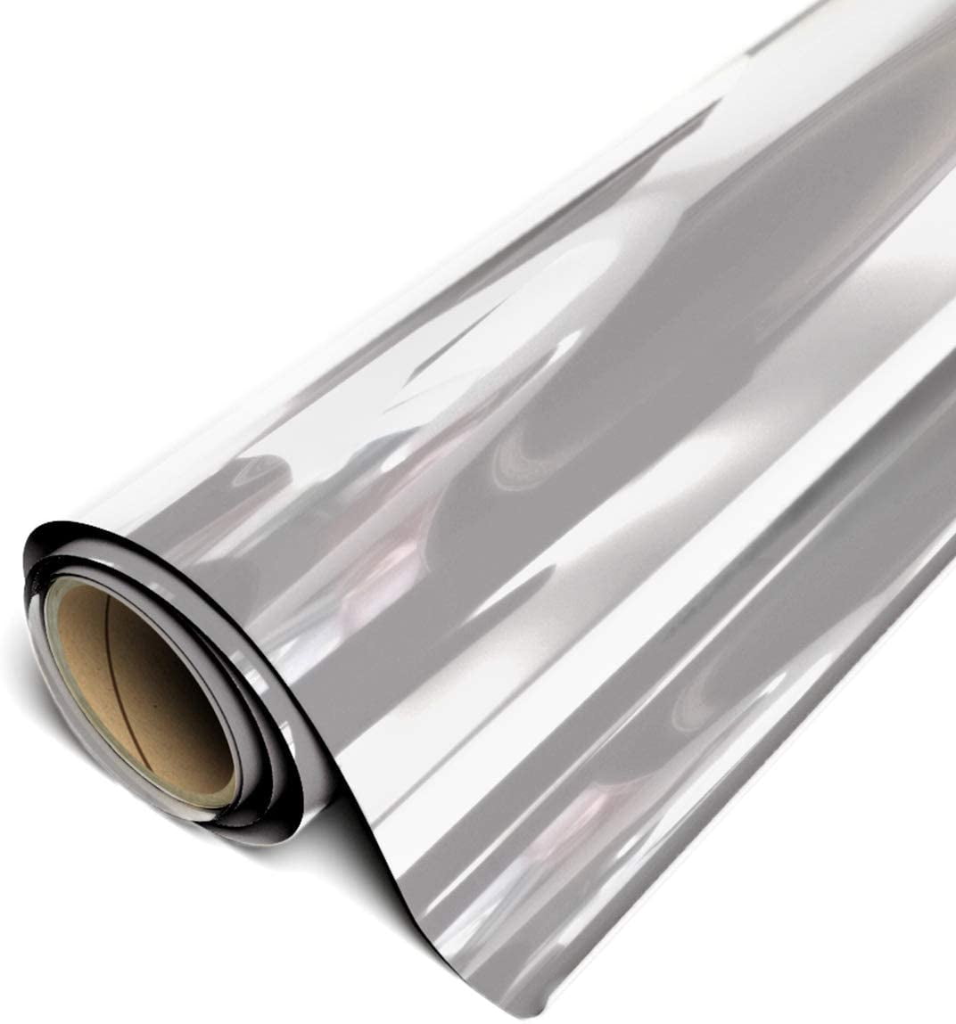 Siser Metal HTV Iron On Heat Transfer Vinyl 20" x 10ft Roll - Silver ...