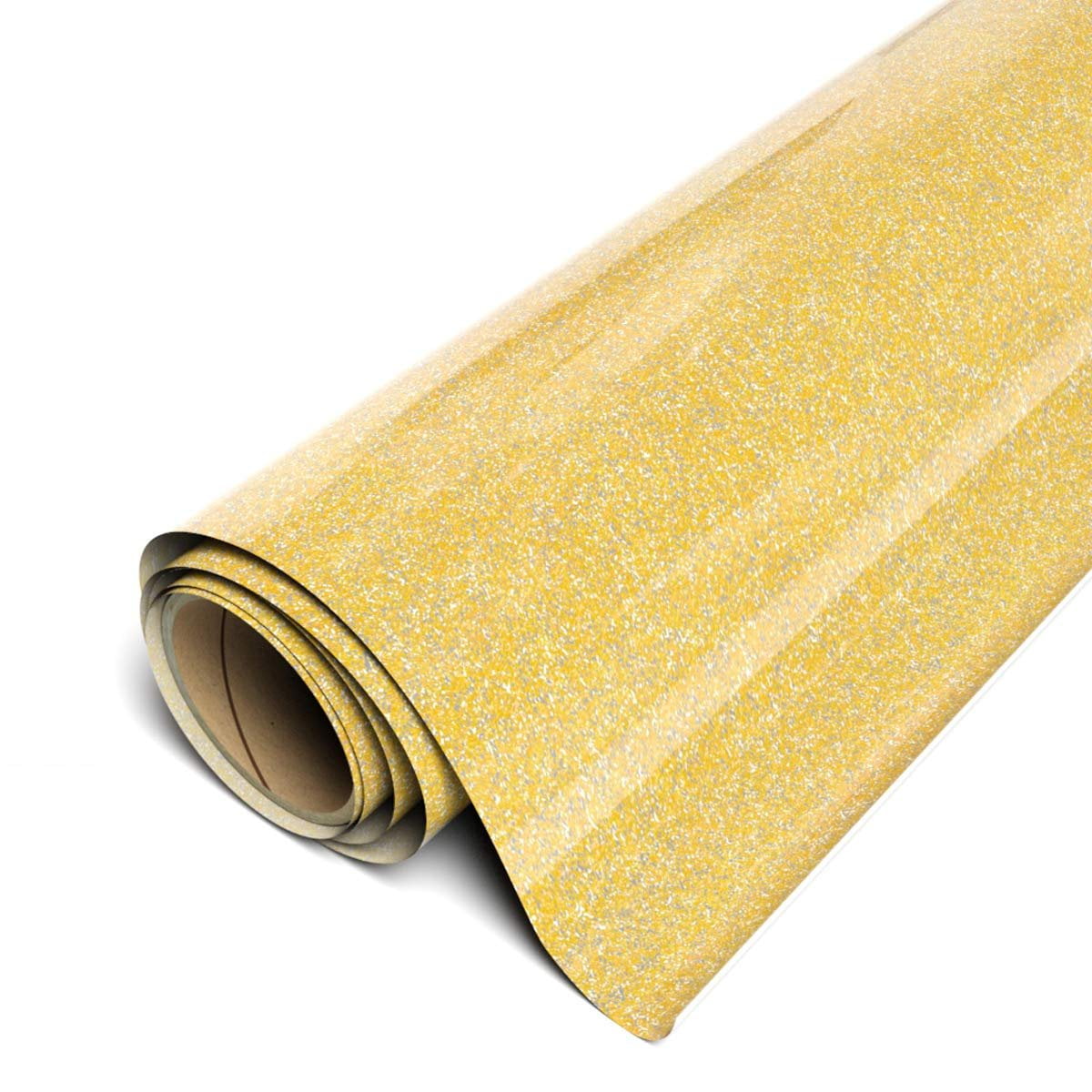 Siser Sparkle HTV 12"x12" Sheet - Smooth Glitter Heat Transfer Vinyl Buttercup Yellow - Walmart.com