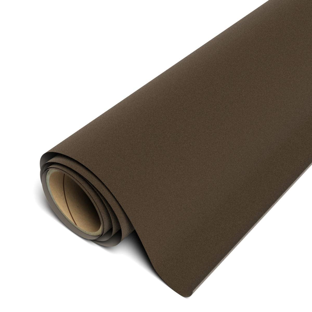 Siser StripFlock Pro HTV 12"x10yd Roll Brown - Textured Heat Transfer ...