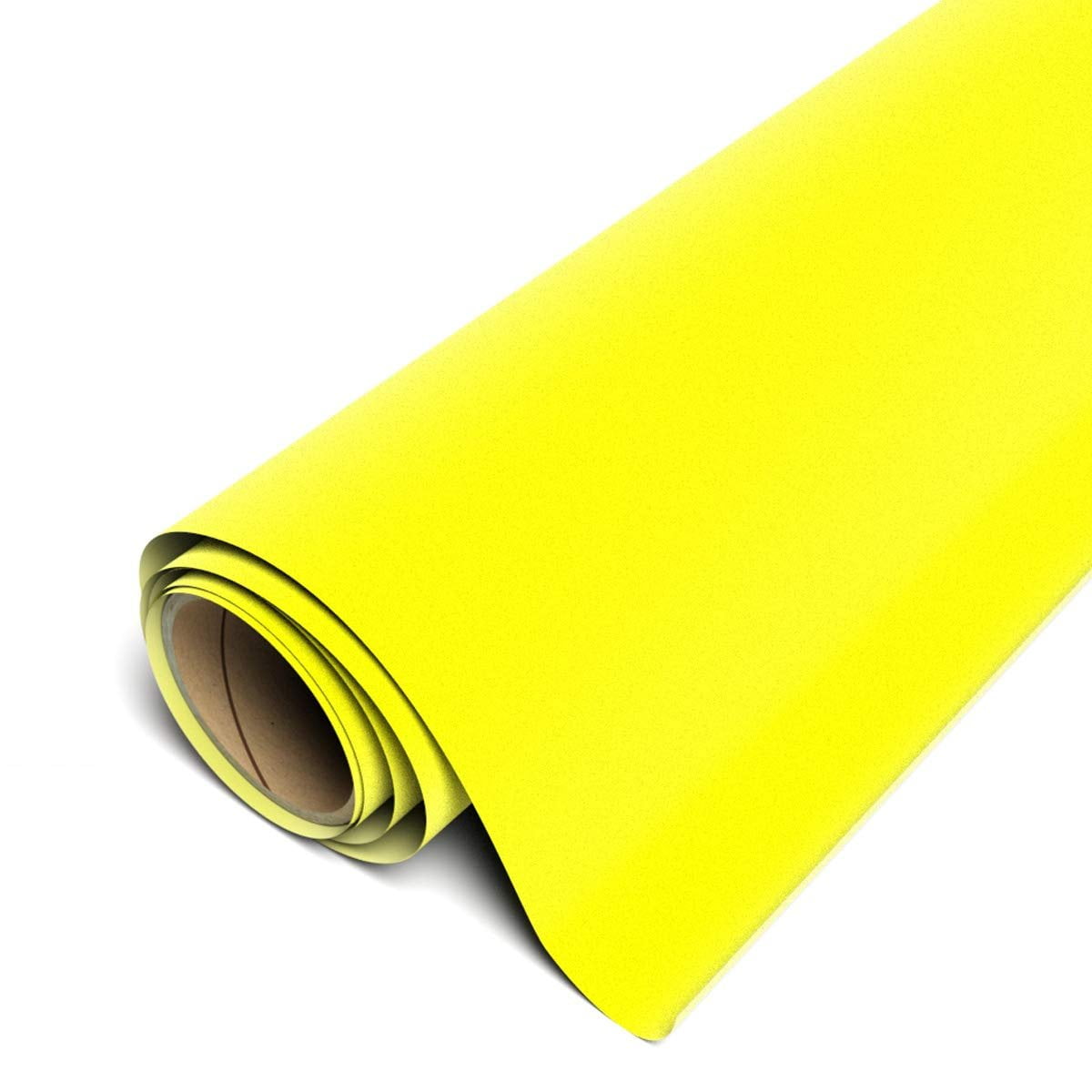 Siser StripFlock Pro HTV 12"x10yd Roll Fluorescent Yellow - Textured ...