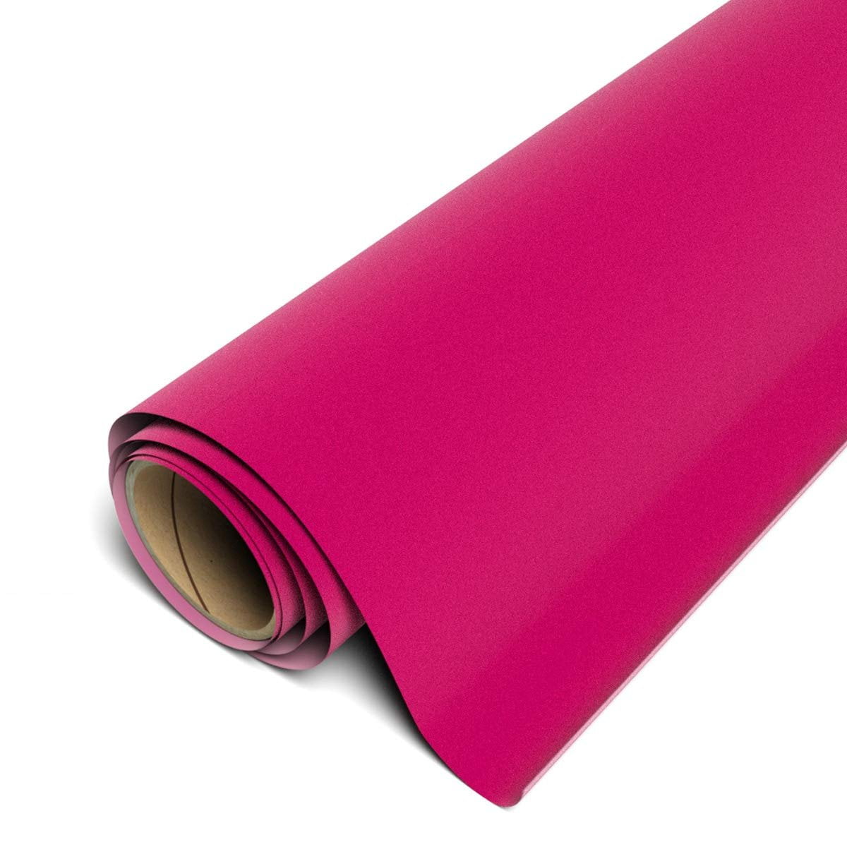 Siser StripFlock Pro HTV 12"x1yd Roll Fluorescent Pink - Textured Heat ...