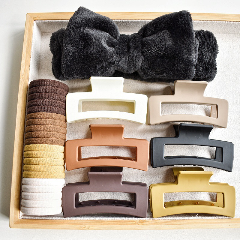 Sisiaipu 12 Pcs Medium Hair Clips, 3.5 Inch, Colorful - Hair Clips for ...